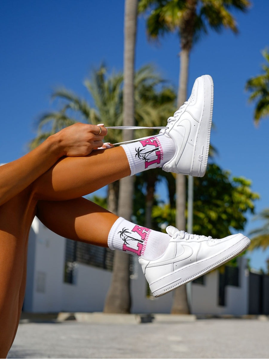 L.A. Sunshine Cotton Crew Socks – Leg Appeal