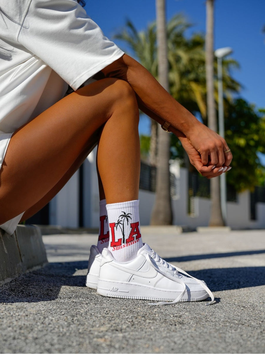 L.A. Sunshine Cotton Crew Socks – Leg Appeal